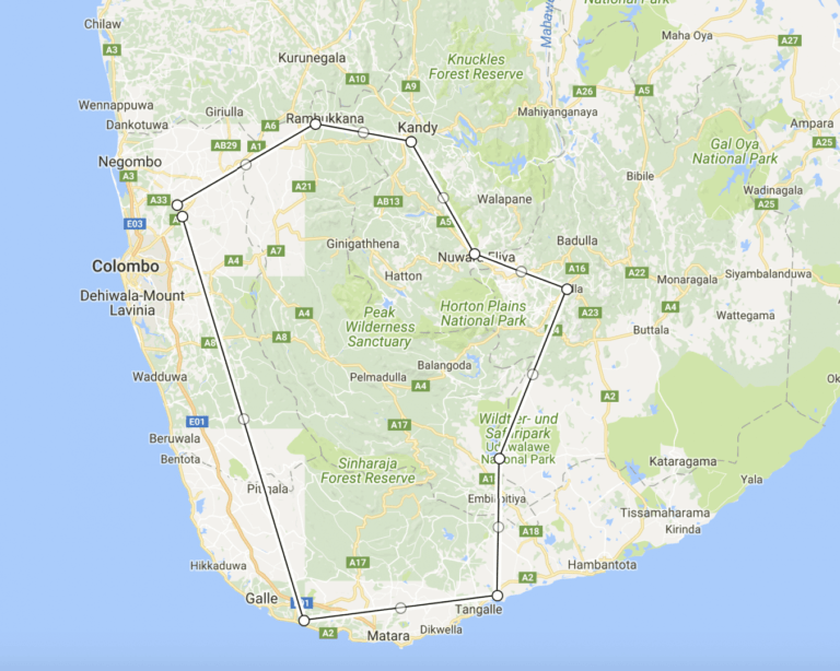 Sri Lanka Backpacking: Route & Tipps für 2 Wochen Rundreise