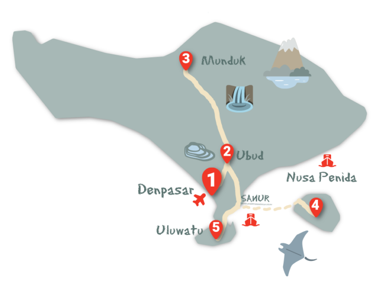 Bali Reise planen: 3 geniale Reiserouten für deine Rundreise!