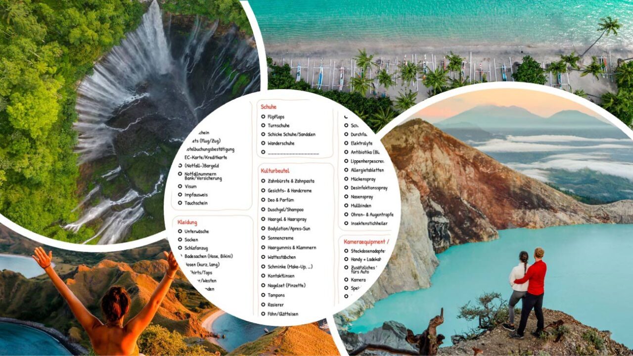 Packliste Indonesien: Komplette Checkliste für deine Reise (mit PDF)