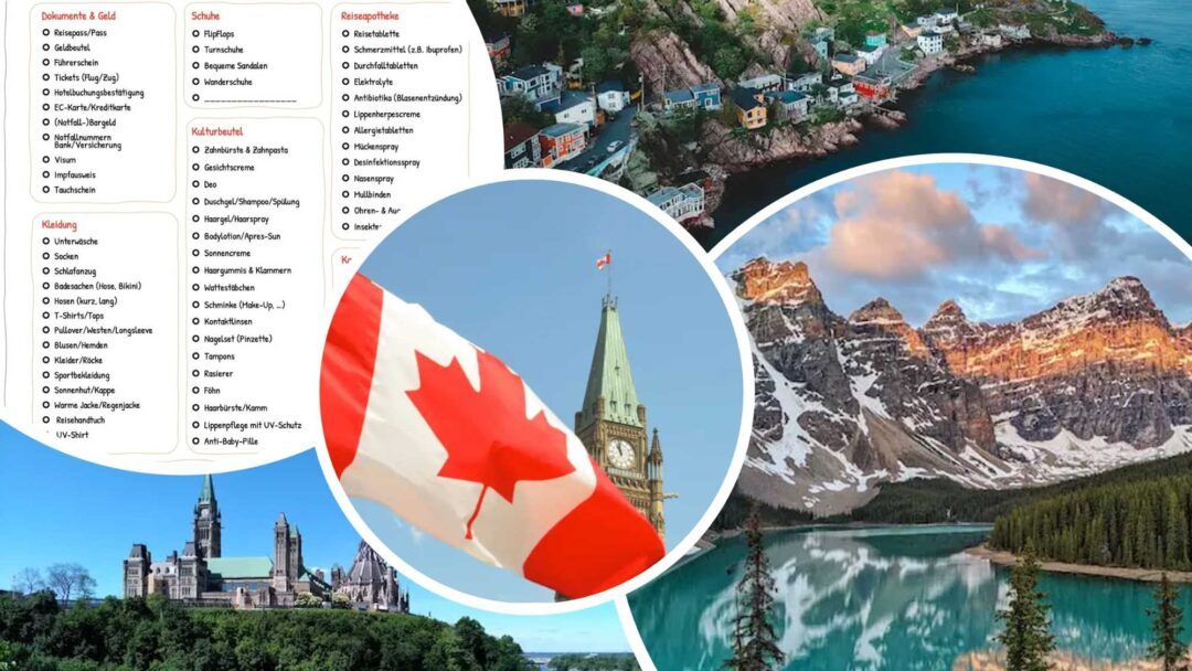 Packliste Kanada: Komplette Checkliste für deinen Urlaub (mit PDF)