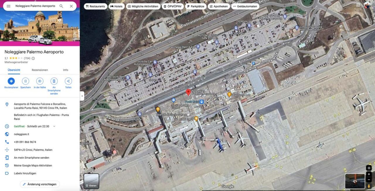 Spannende Flughafen Auf Sizilien Ebenbild