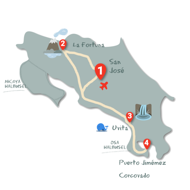 Costa Rica Reise: 4 geniale Reiserouten für deinen Roadtrip! | Blog