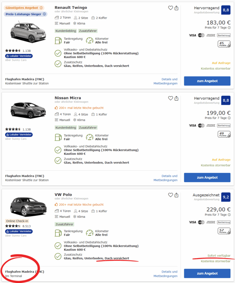 Mietwagen auf Madeira: Unsere 10 Tipps & Erfahrungen!